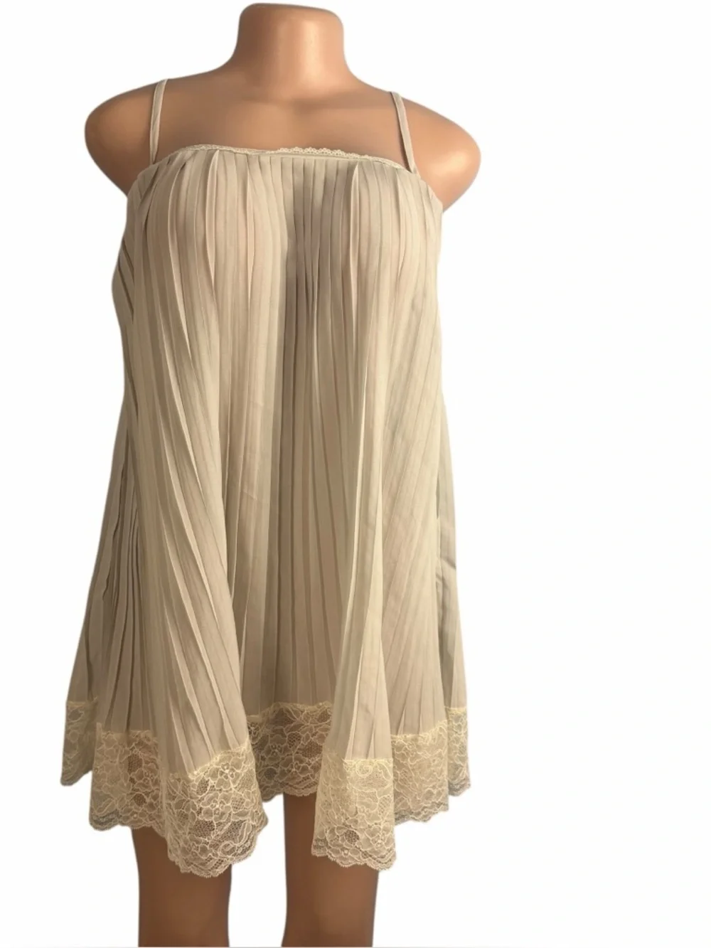 Intimates & Sleepwear | Victorias Secret Angels Light Grey Pleated Lace ...